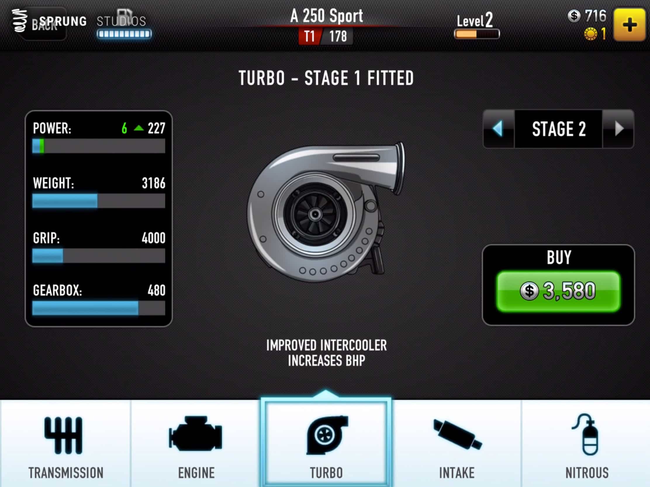 CSR Racing | Sprung Studios UX/UI Design For Video Games
