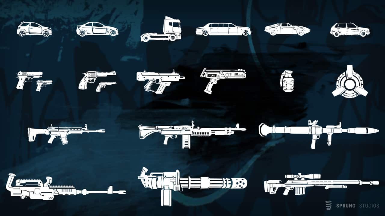 Just Cause 3 | Sprung Studios UX/UI Design For Video Games