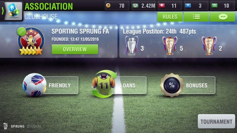 Top Eleven Football Manager | Sprung Studios